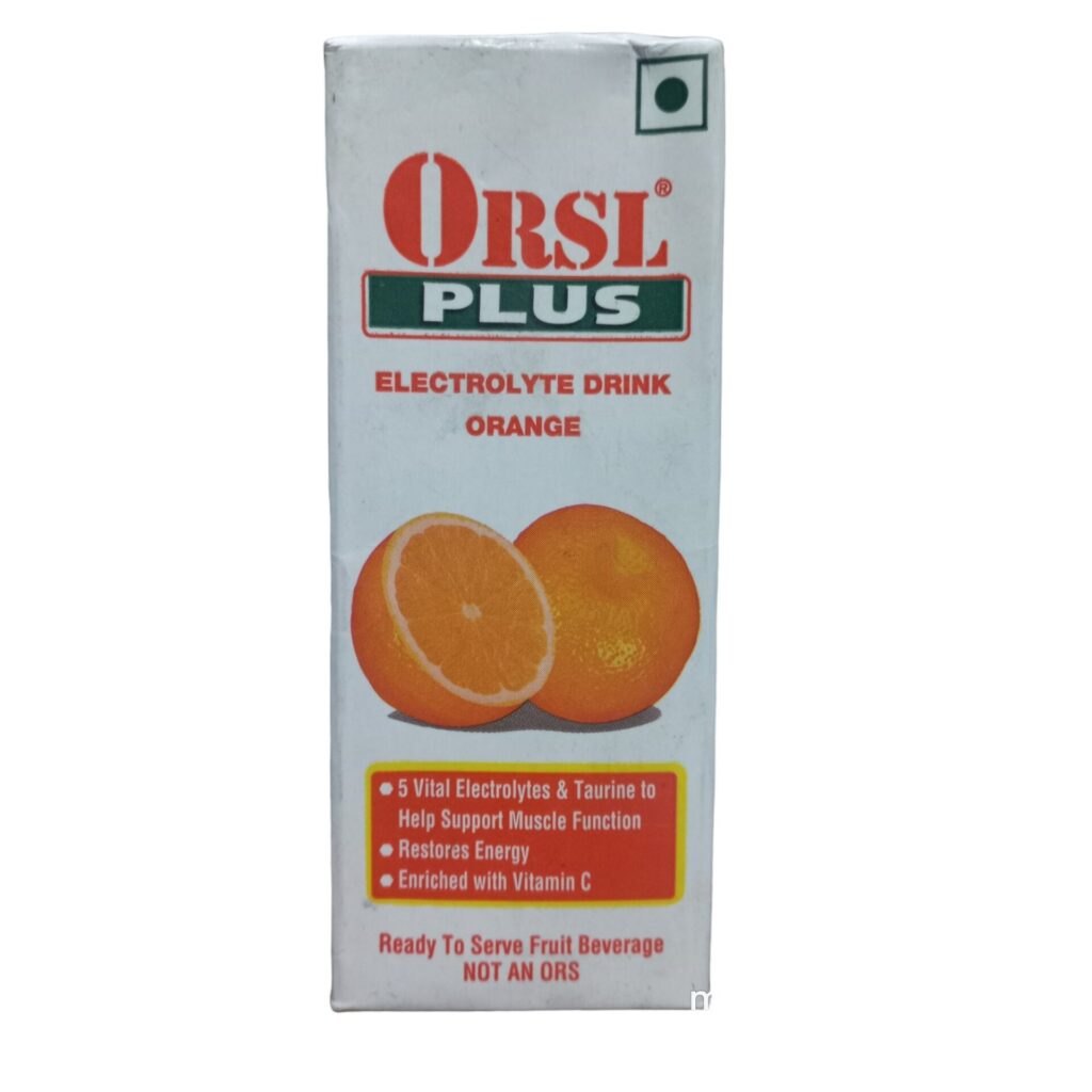 Orsl Orange Plus Electrolyte Supplement