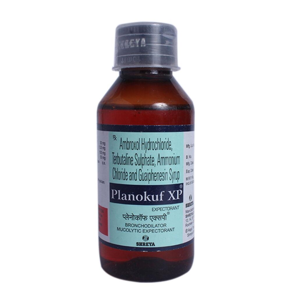 Planokuf -XP Syp 100mL | Cough Syrup with Menthol & Chlorpheniramine ...