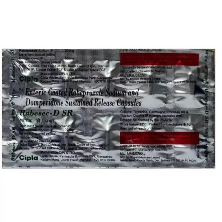 Rabesec DSR Tablet - Uses, Dosage, Side Effects | Cipla (Generic)