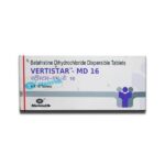 Vertistar MD 16mg Tablet - Betahistine - Uses, Dosage & Side Effects