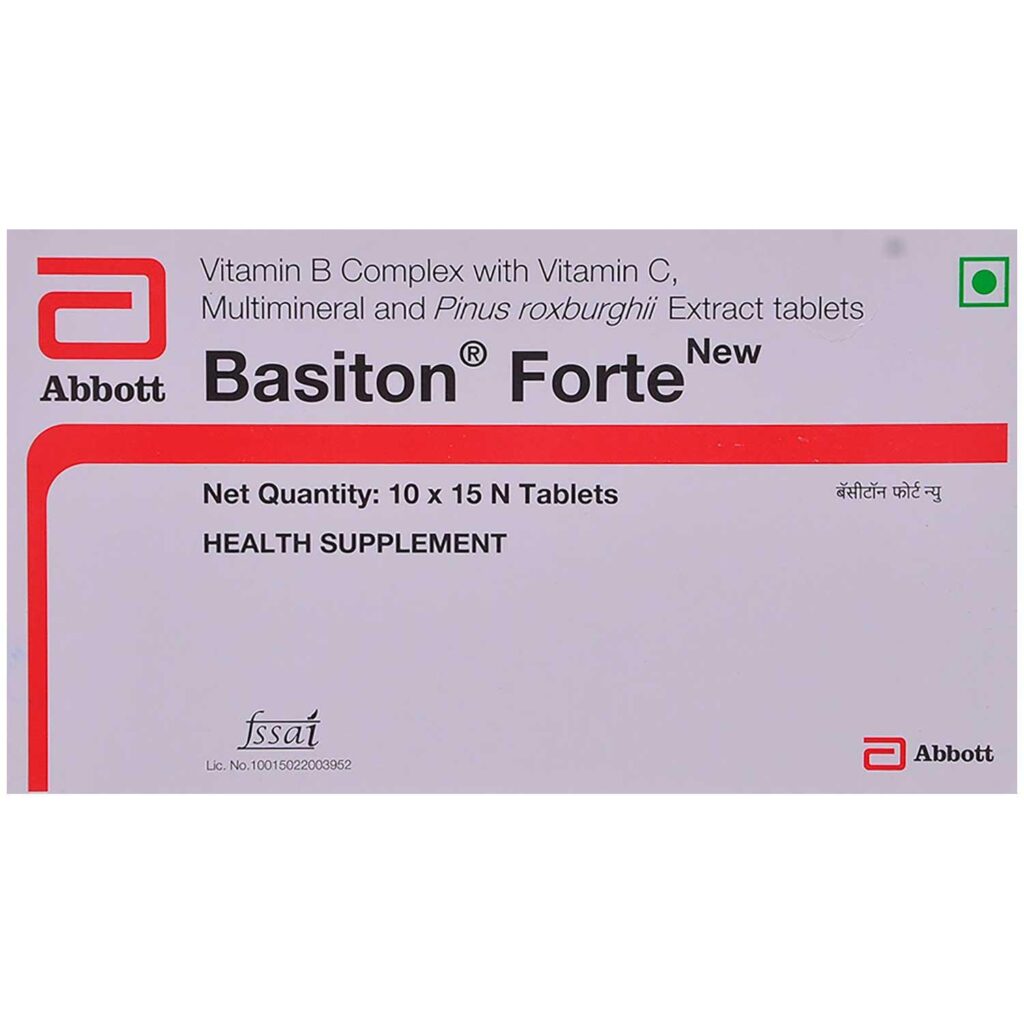 Basiton Forte Tablet - Essential B-Vitamins & Minerals for Health
