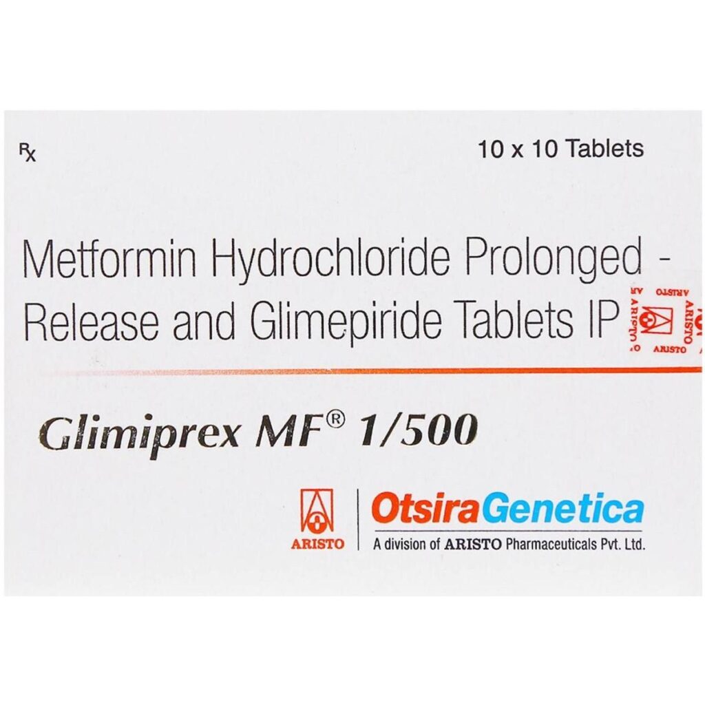 Glimiprex Mf-1/500 - Glimepiride Diabetes Medicine