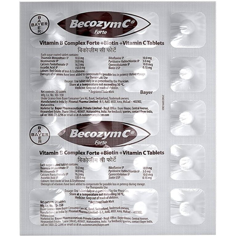 Becozym C Forte Tablet - Energy Support & Overall Health | Piramal ...