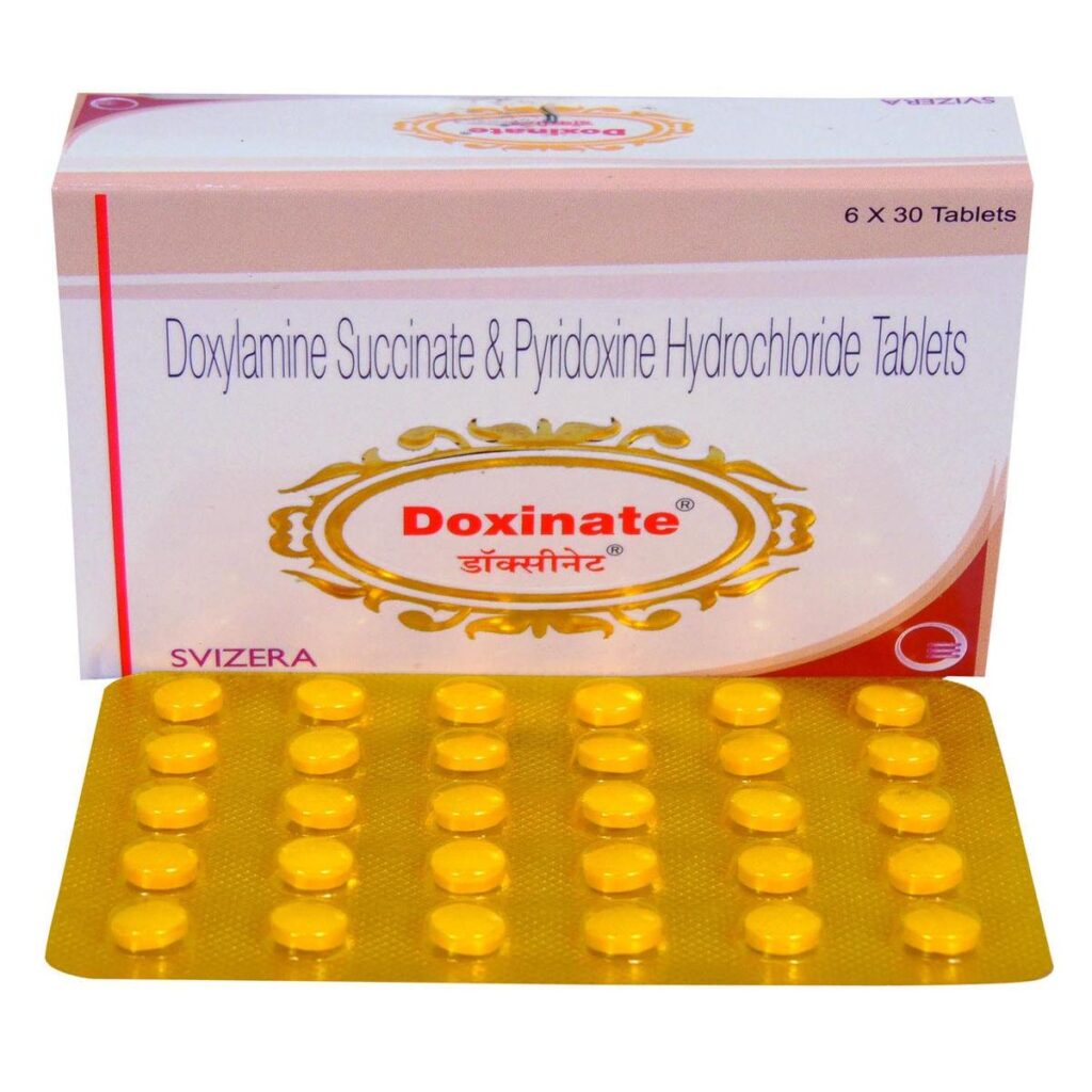 Doxinate Tablet - Pyridoxine & Doxylamine Medicine