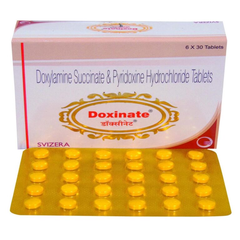 Doxinate Tablet - Pyridoxine & Doxylamine Medicine