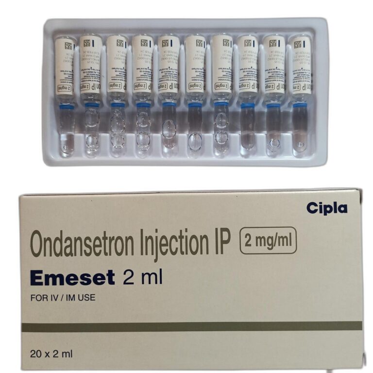 Emeset Inj 2Ml - Ondansetron Injection for Nausea & Vomiting Relief