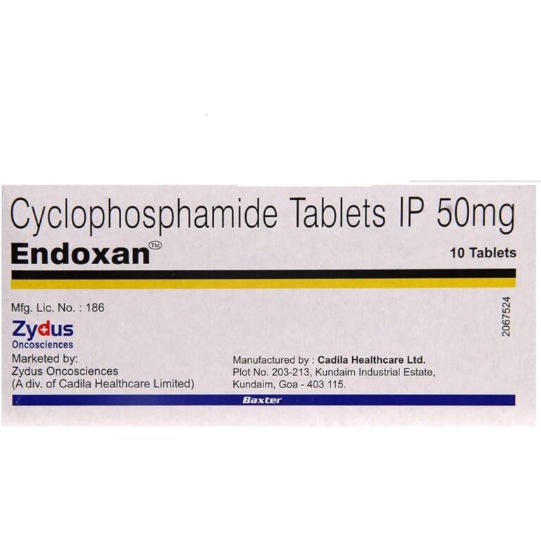 Endoxan 50mg Tablet - Uses, Dosage, Side Effects | German Remedies