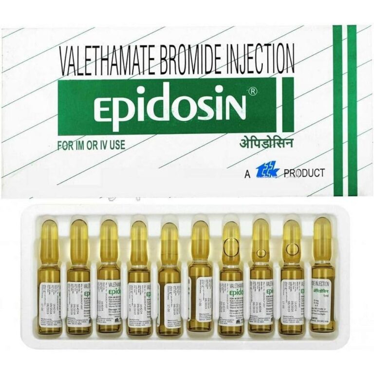 Epidosin 8mg/1ml Injection: Valethamate for Spasm & Pain Relief