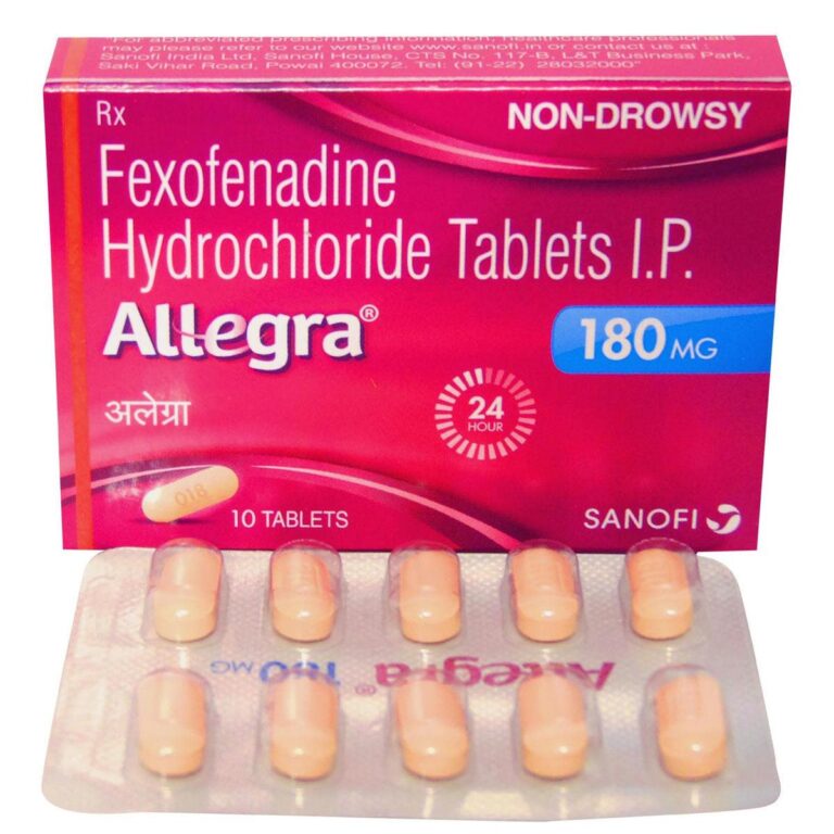 Allegra 180Mg Tablet - Relieve Allergy Symptoms with Fexofenadine