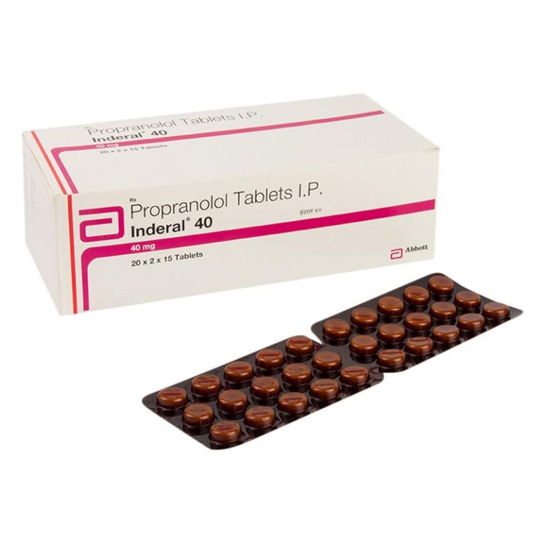 Inderal 40Mg Tablet - Uses, Dosage and Side Effects