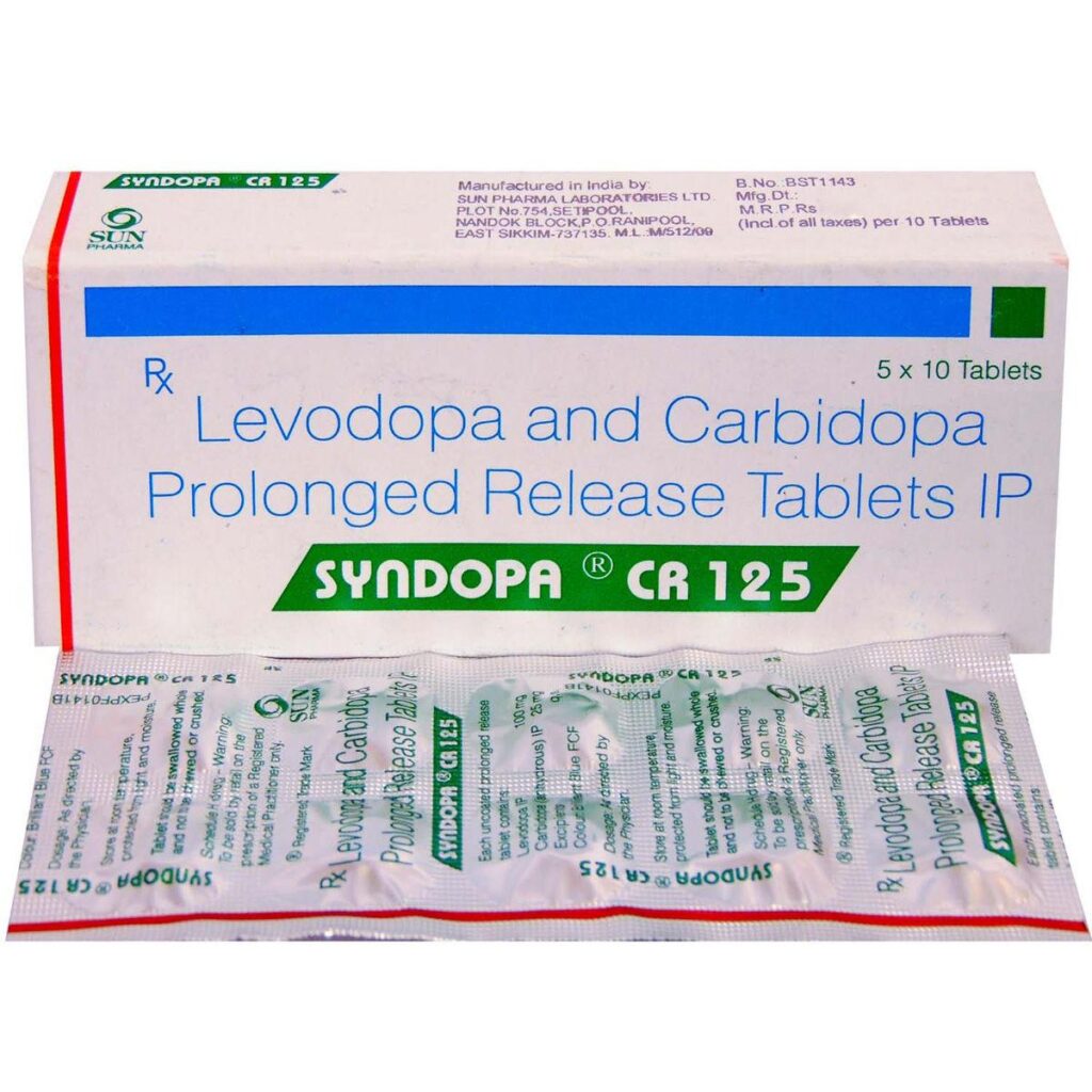 Syndopa CR 125Mg Tablet - Uses, Side Effects, Price | 1mg