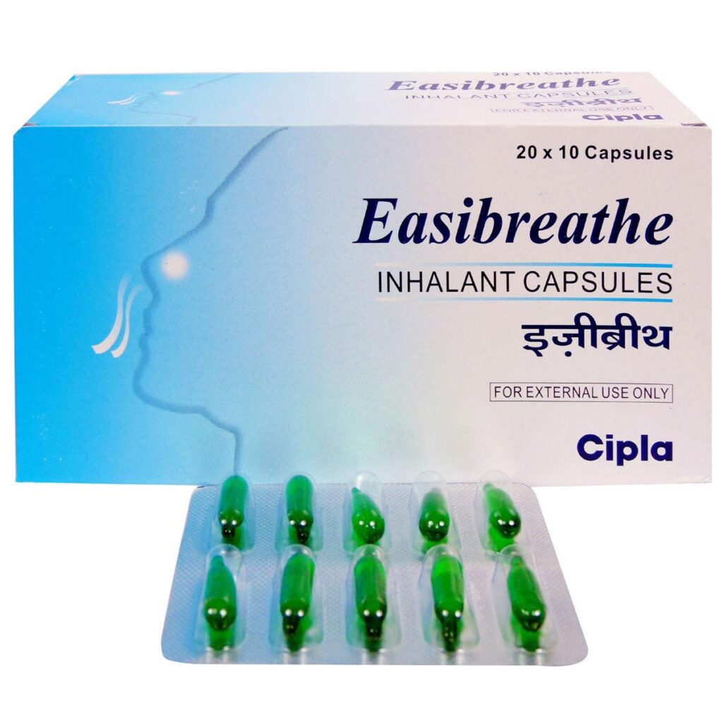 Easibreathe Capsule for Respiratory Congestion Relief